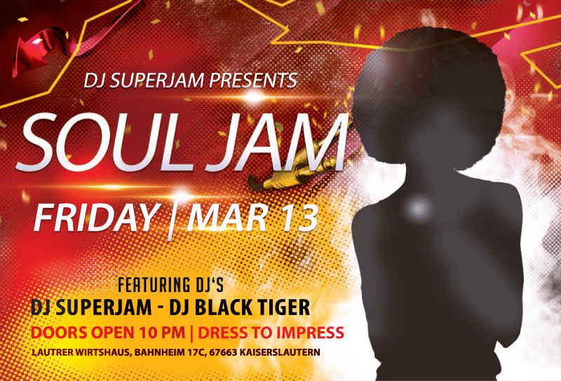 Soul Jam March 13, 2020 in the Lautrer Wirtshaus – Oldschool Jam – Soul Jam