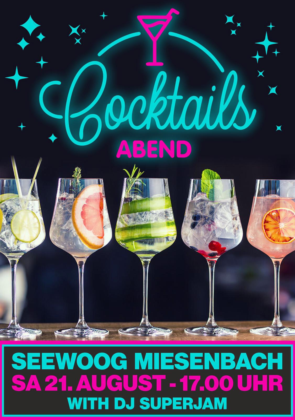 Cocktails Abend at Seewoog August 21, 2021 – Oldschool Jam – Soul Jam